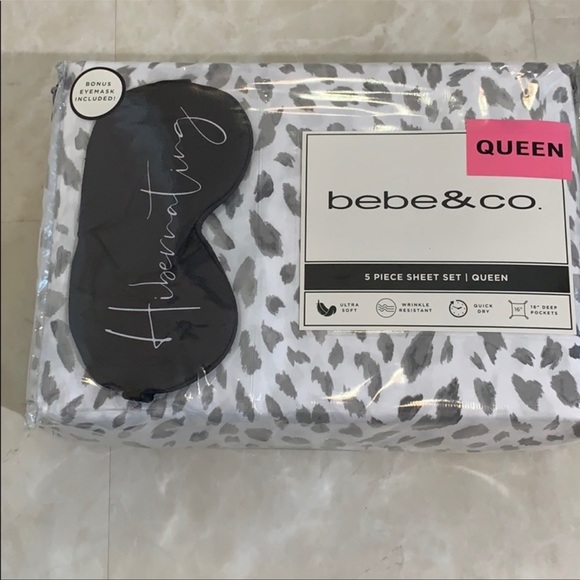 bebe | Bedding | Nib Bebe 5pc Sheets Set | Poshmark